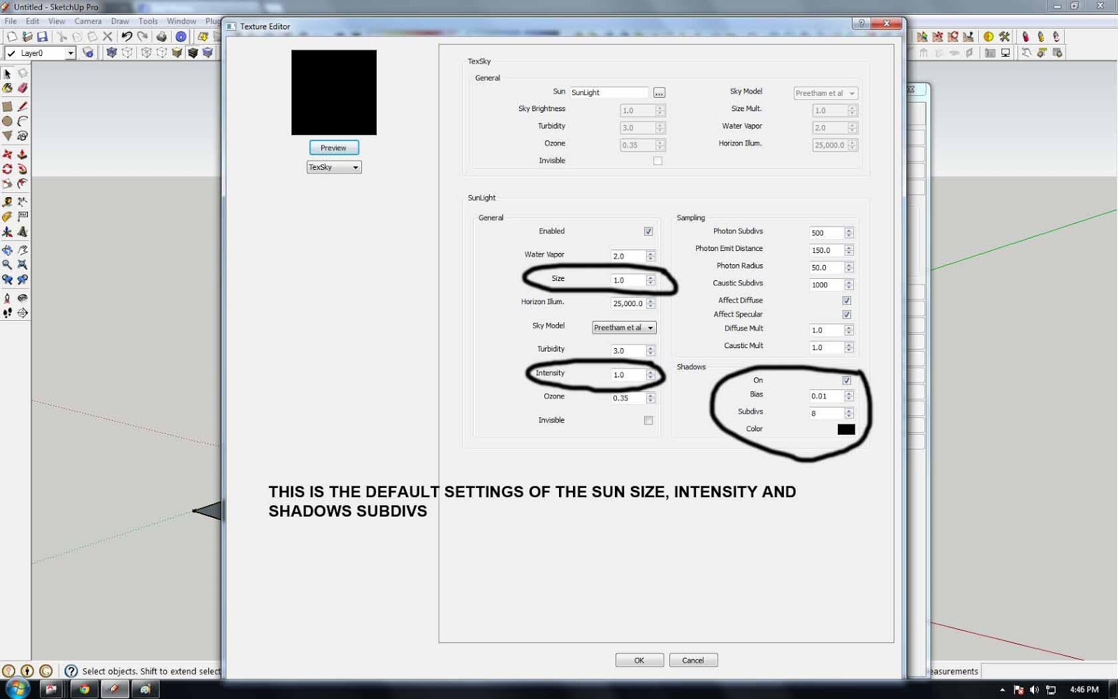 SKETCHUP TEXTURE: Tutorial in HDRI Environment with shadows in vray for ...