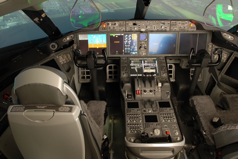 Cool Jet Airlines: Boeing 787 cockpit