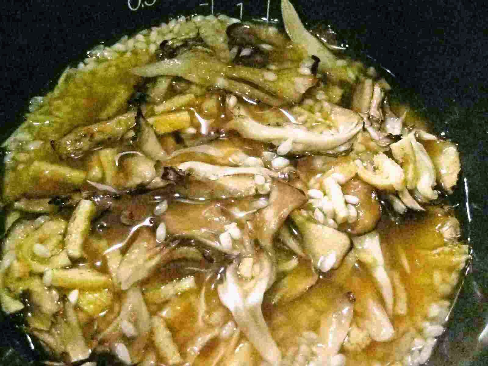 Recipes for Tom: Yaki-maitake gohan / steamed rice with grilled maitake ...