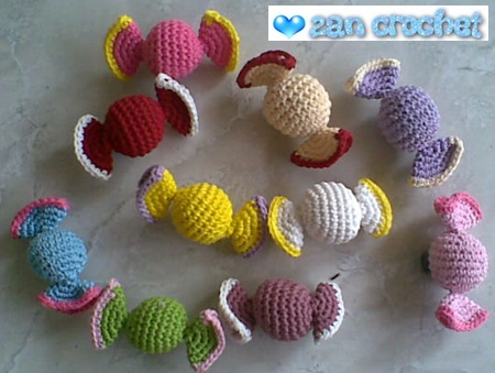 Zan Crochet: Free Amigurumi Candy Pattern