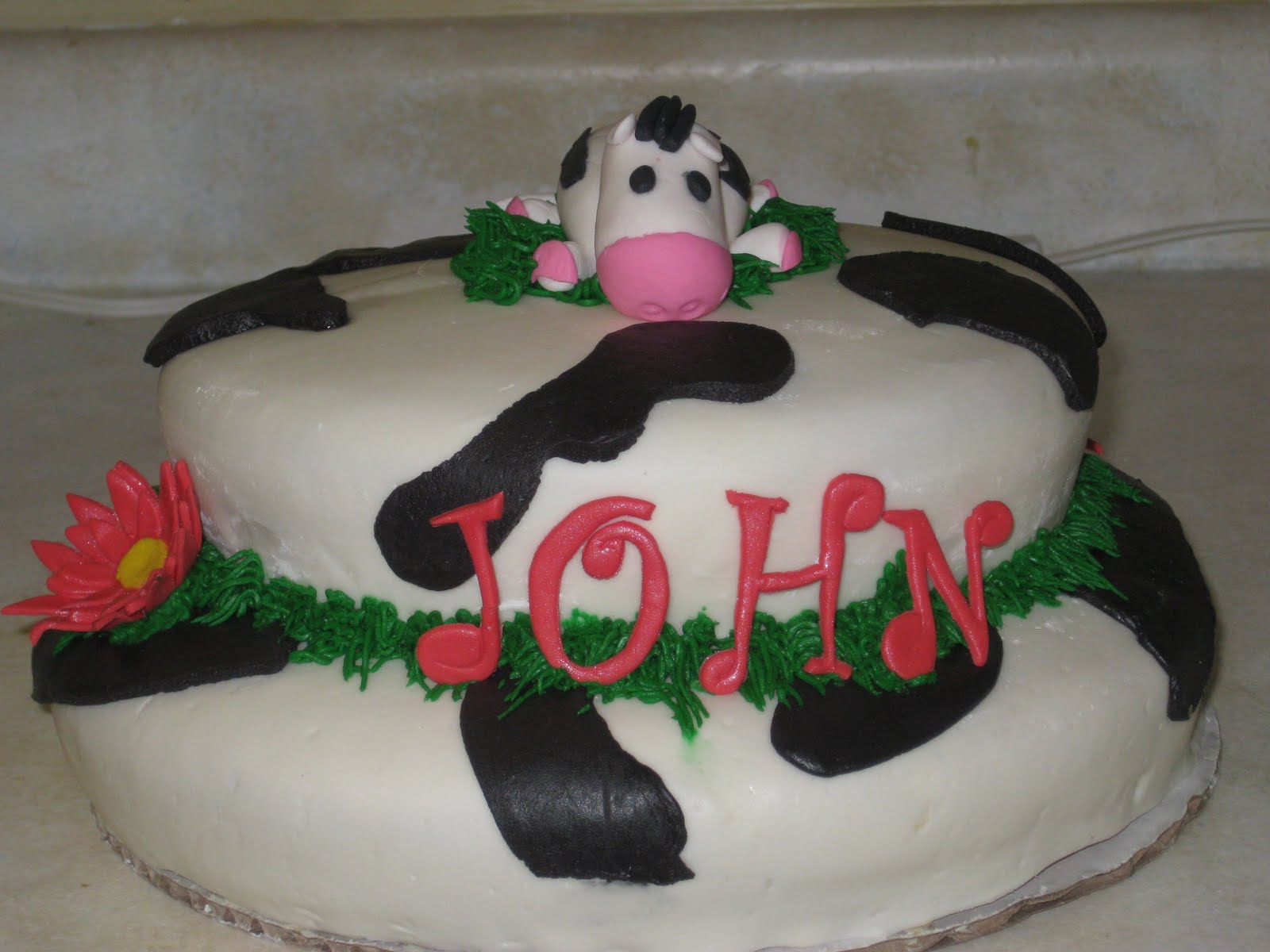 Cakes by Candice: Moo Moo! Happy Birthday John!