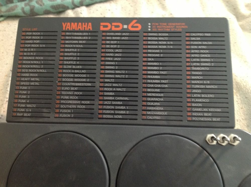 MATRIXSYNTH-B: Yamaha DD6 Drum machine Unique Circuit Bends - Reverse ...