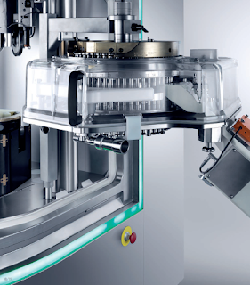 Critical parts of tablet press machine ׀ Pictorial illustration of ...