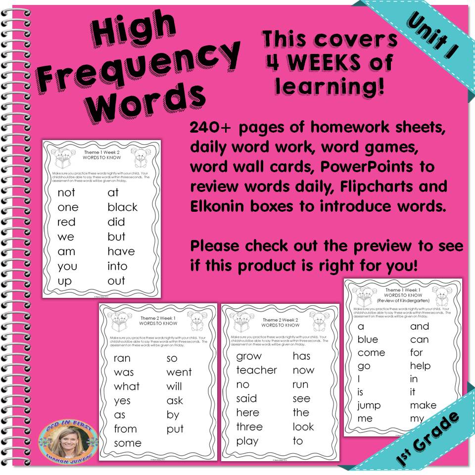 High Frequency Word Work | OCD in Elementary
