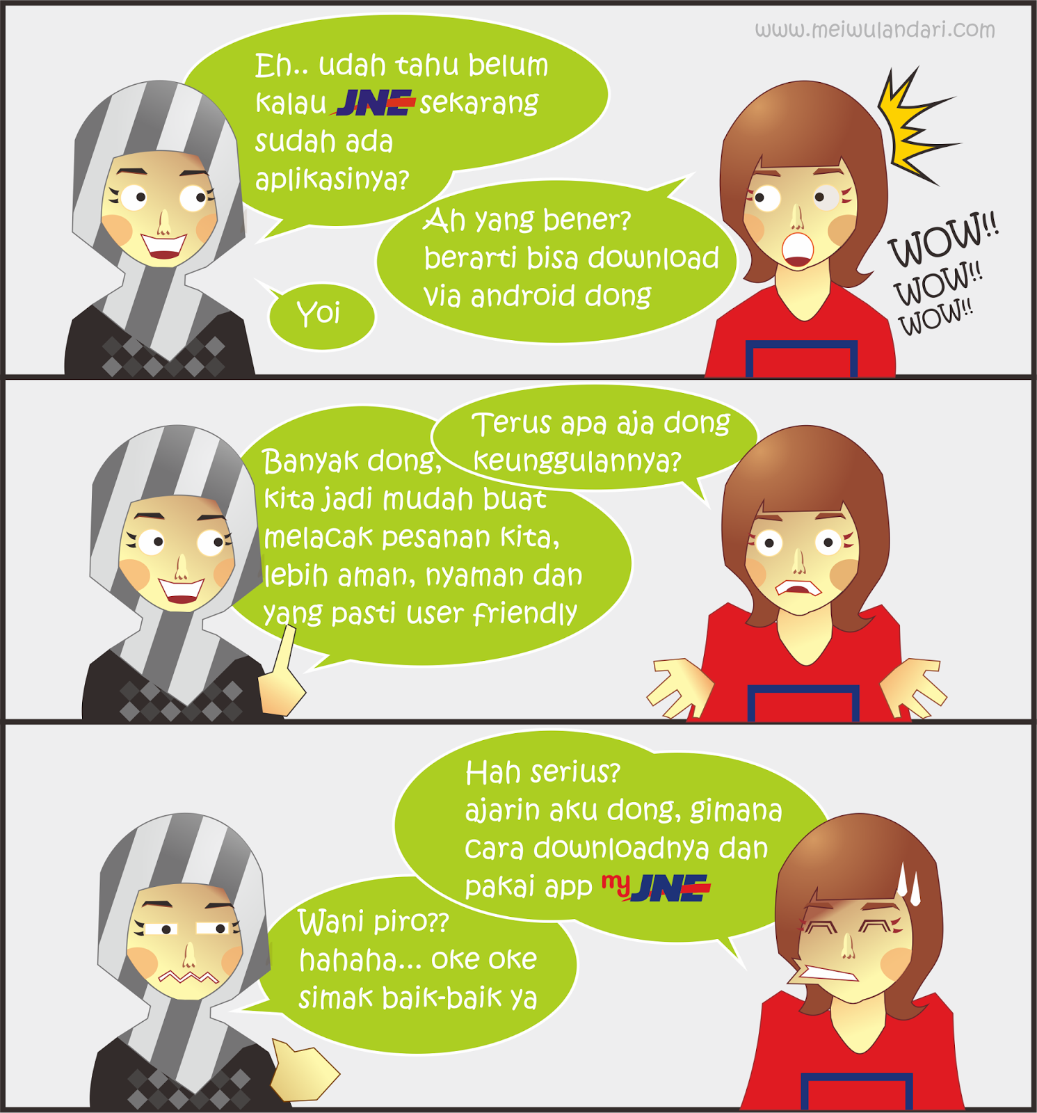 Mudahnya Transaksi dengan Aplikasi MyJNE - "MEI WULANDARI" - Miss Mei's ...