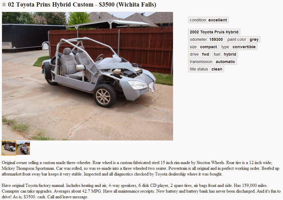 Mesquite Hugger: What Mad Max REALLY Needed - in Wichita Falls, TX