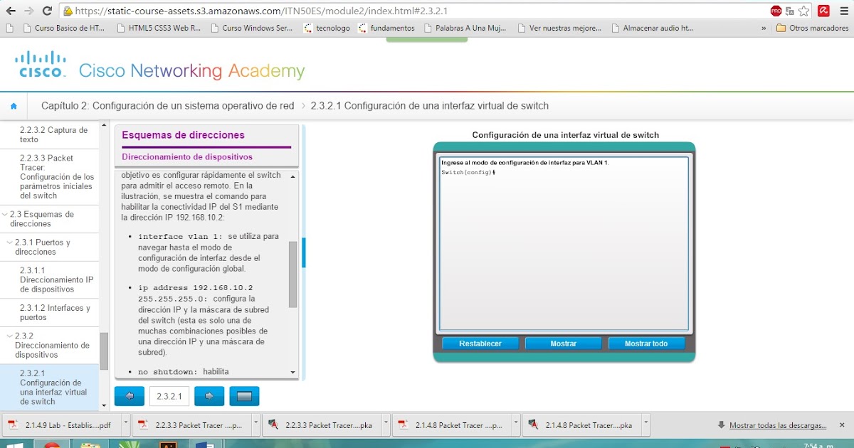 CISCO CCNA 1 v5.0: 2.3.2.1 Laboratorio