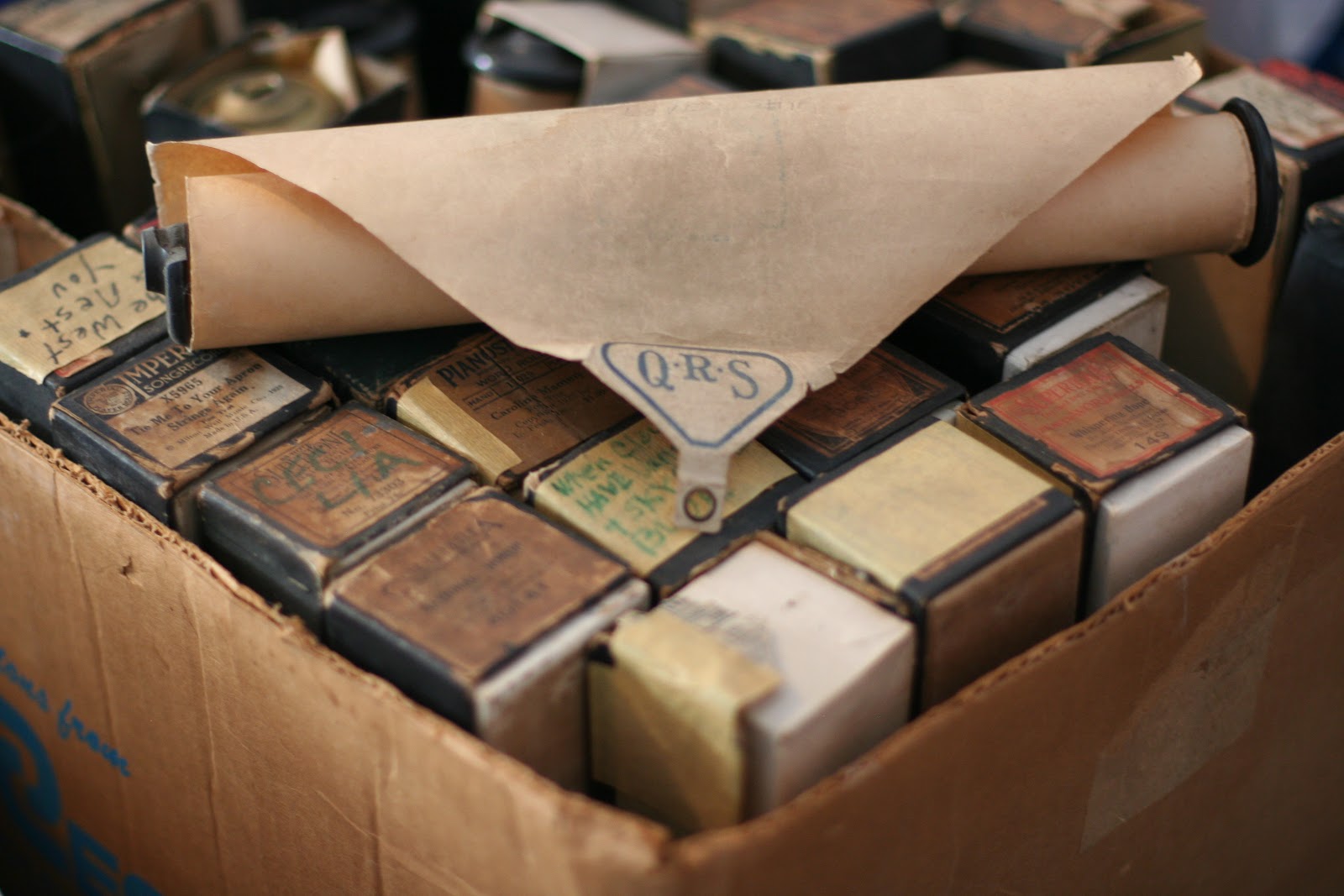 Notable Nest: Antique Player Piano Rolls