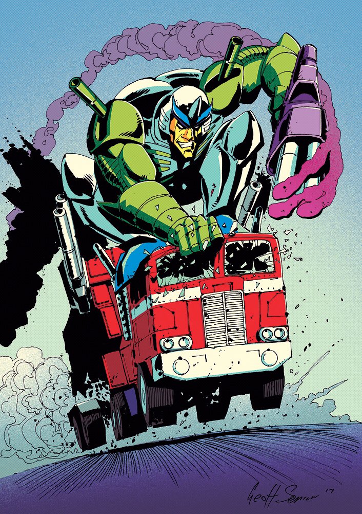 Disaster Year: 20XX: Thunderwing vs Powermaster Optimus Prime by Geoff ...