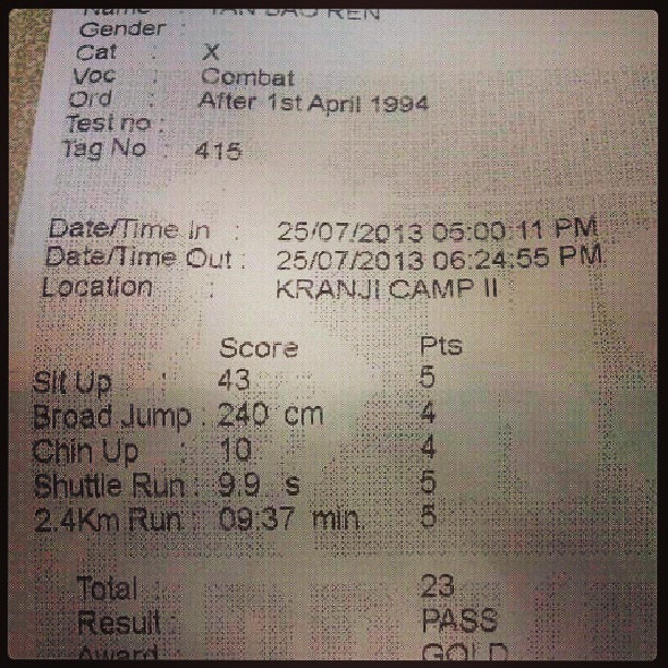 BAO CAN DO IT!!!: 2.4km program