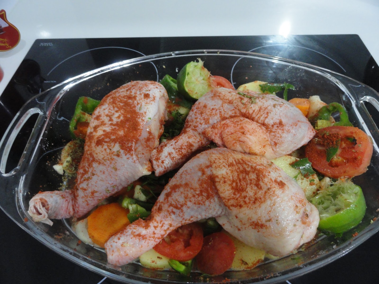Receita: Frango de Forno com Legumes e Vinho - Fácil e Delicioso ... Receita: Frango de Forno com Legumes e Vinho - Fácil e Delicioso ...