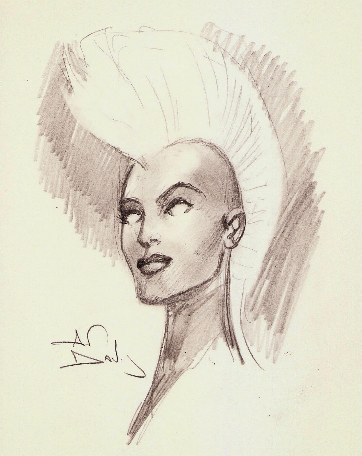 El libro del Destino / The Book of Destiny: Storm sketch, by Alan Davis