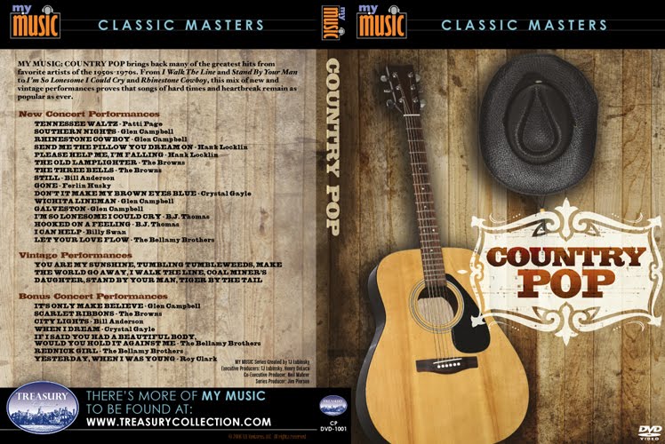 Big Blur Design / Jay Nungesser: CD and DVD packaging: Country Pop