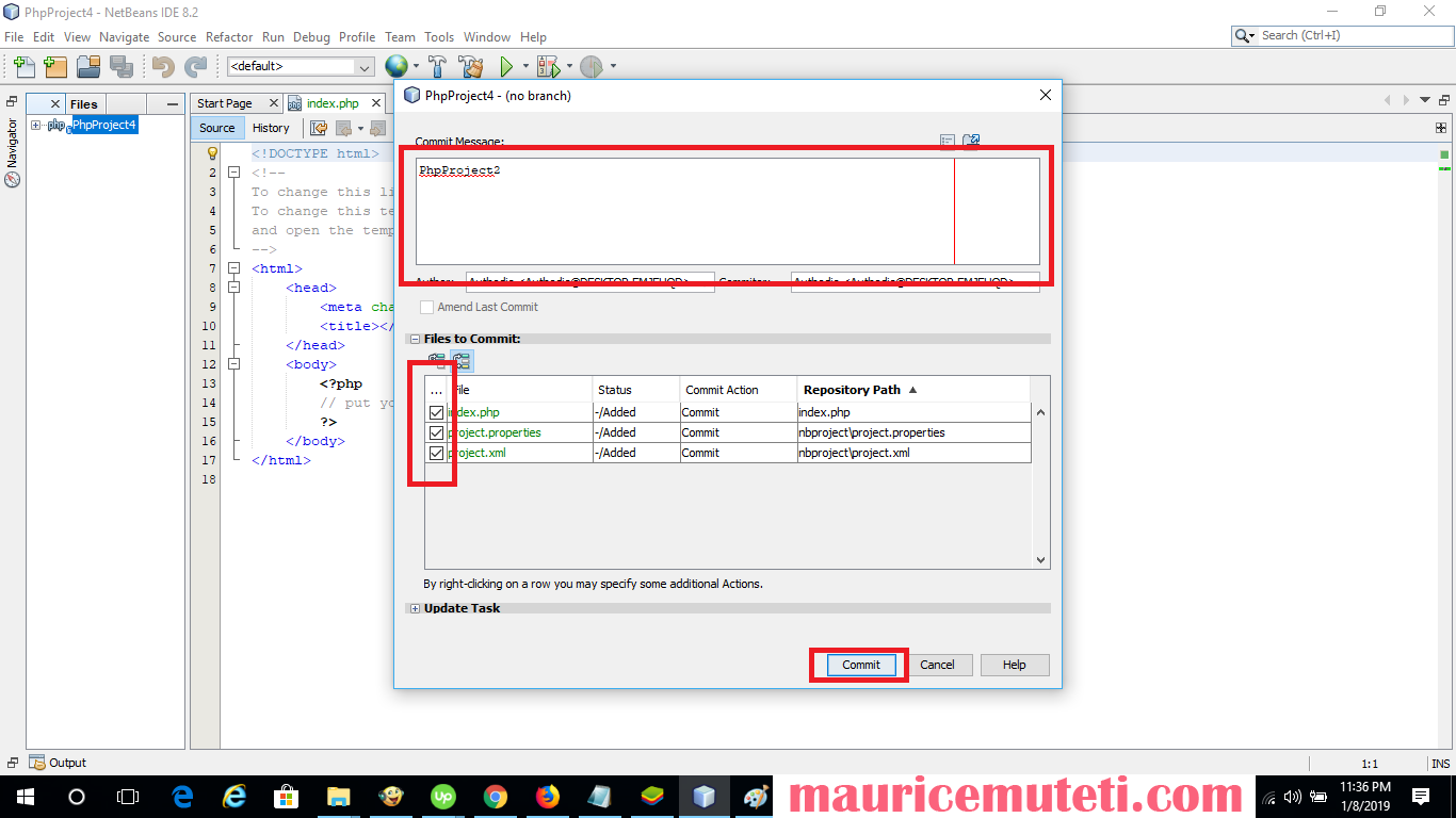 Tutorials How To Upload Push Add Netbeans Java Project To