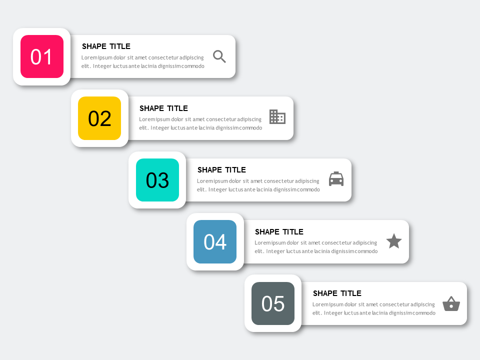 Point Number List PowerPoint Templates - PowerPoint Free
