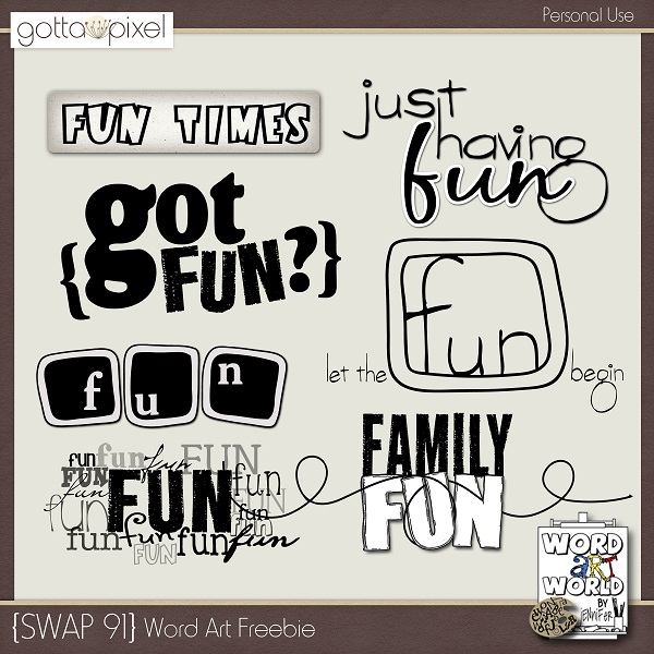 Word Art World: NEW Free Word Art Pack!