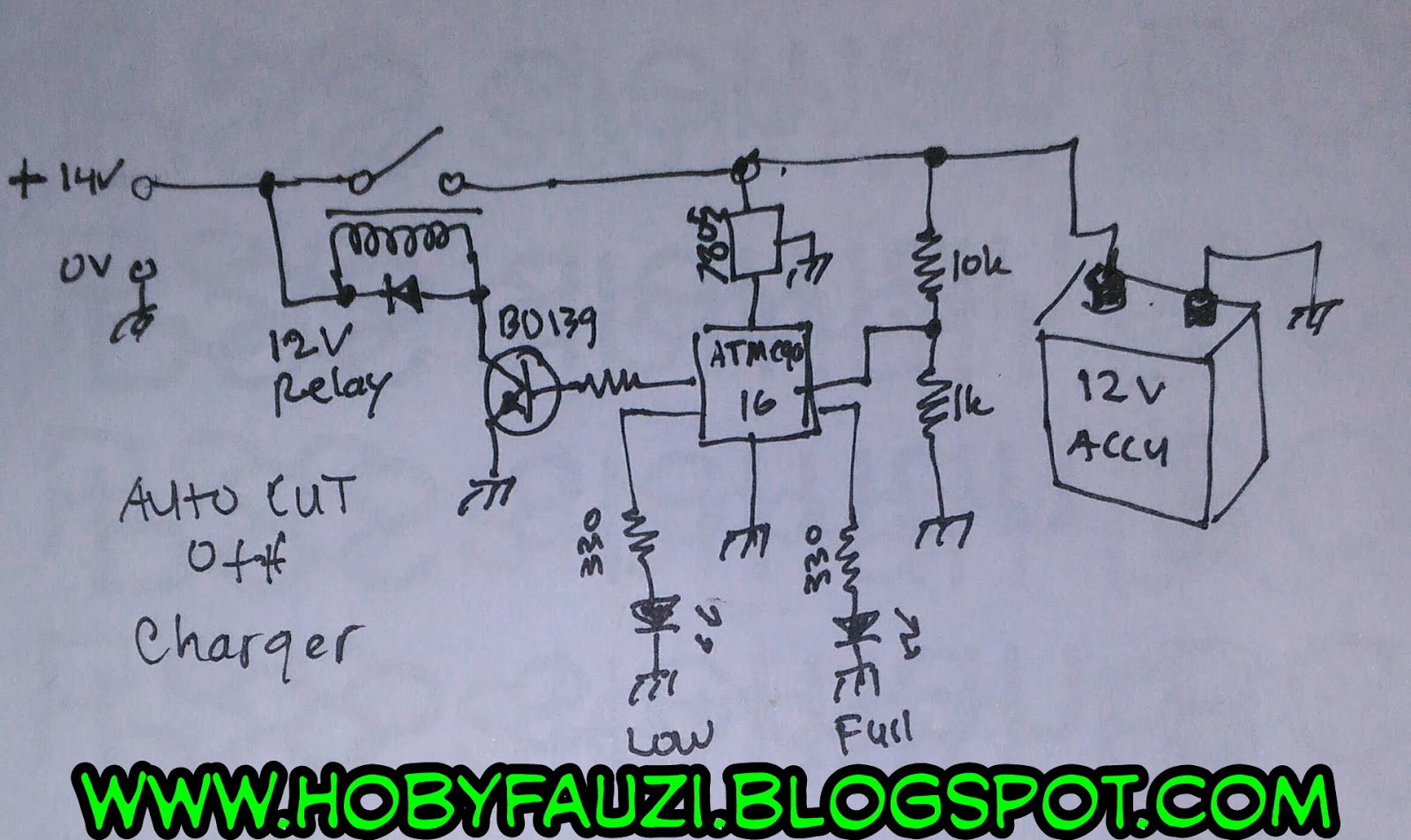 Merancang auto cut off charger aki berbasis mikrokontroler atmega16 ...