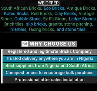 BRICKS,BRICK,BRICK TILES,BURNT BRICKS,RED BRICKS,FOR SALE IN NIGERIA. ☸ ...