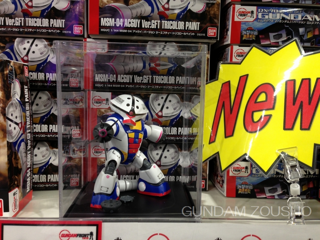 GUNDAM GUY: HGUC 1/144 MSM-04 Acguy Ver.GFT Tricolor Paint On Display ...