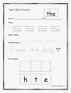 Dr. Clements' Kindergarten : Sight Word Practice