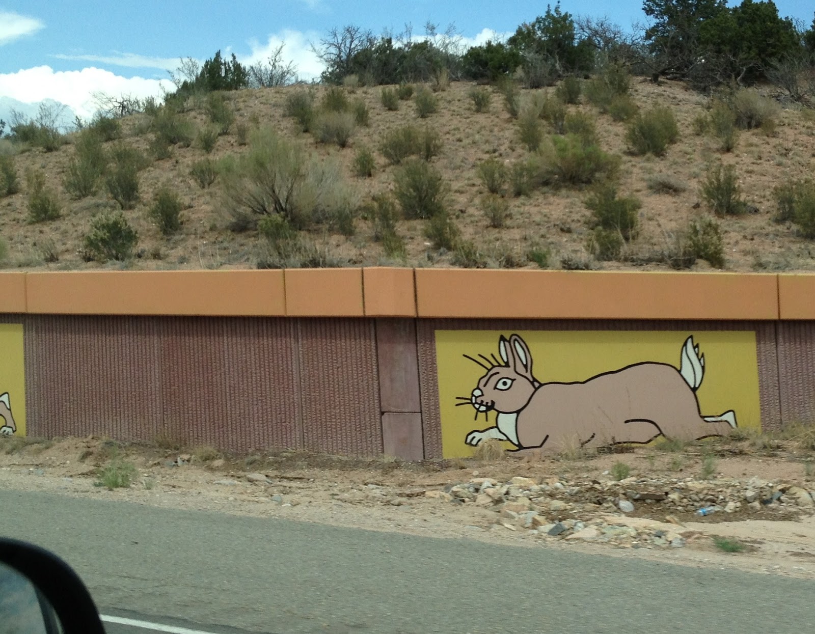 Blue Sky Mom: Freeway art..