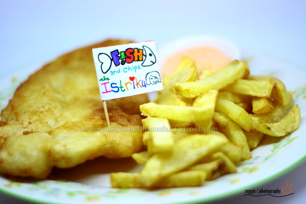 Simple Dishes but Delicious: Fish n chips - beer battered