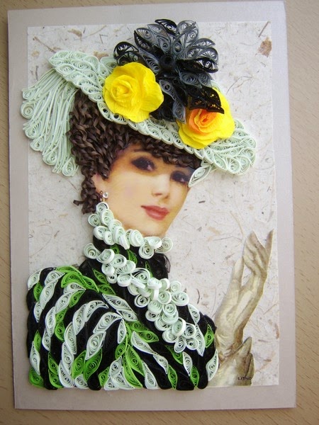amazing paper quilling ; female characters ~ Creative Art and Craft Ideas