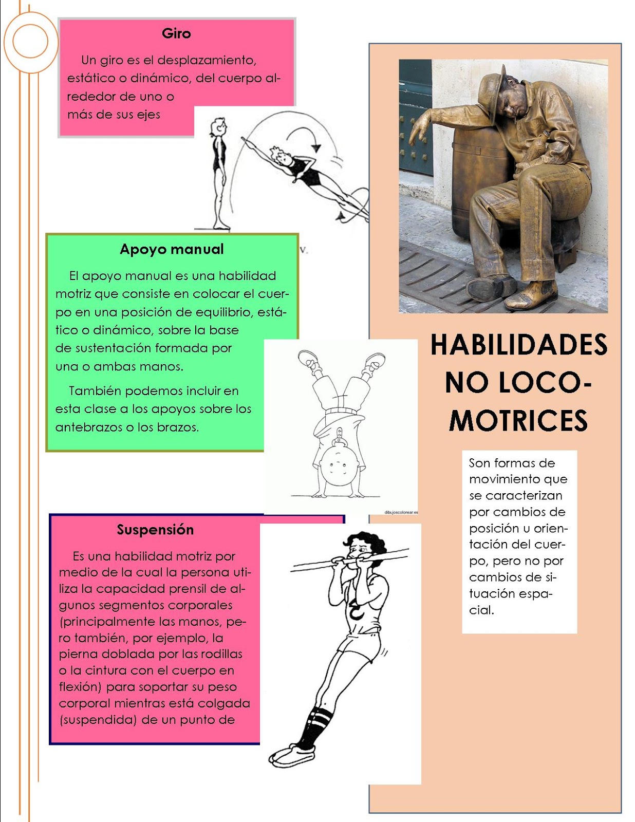 Motricidad y Aprendizaje Equipo Café: Habilidades no locomotrices y ...