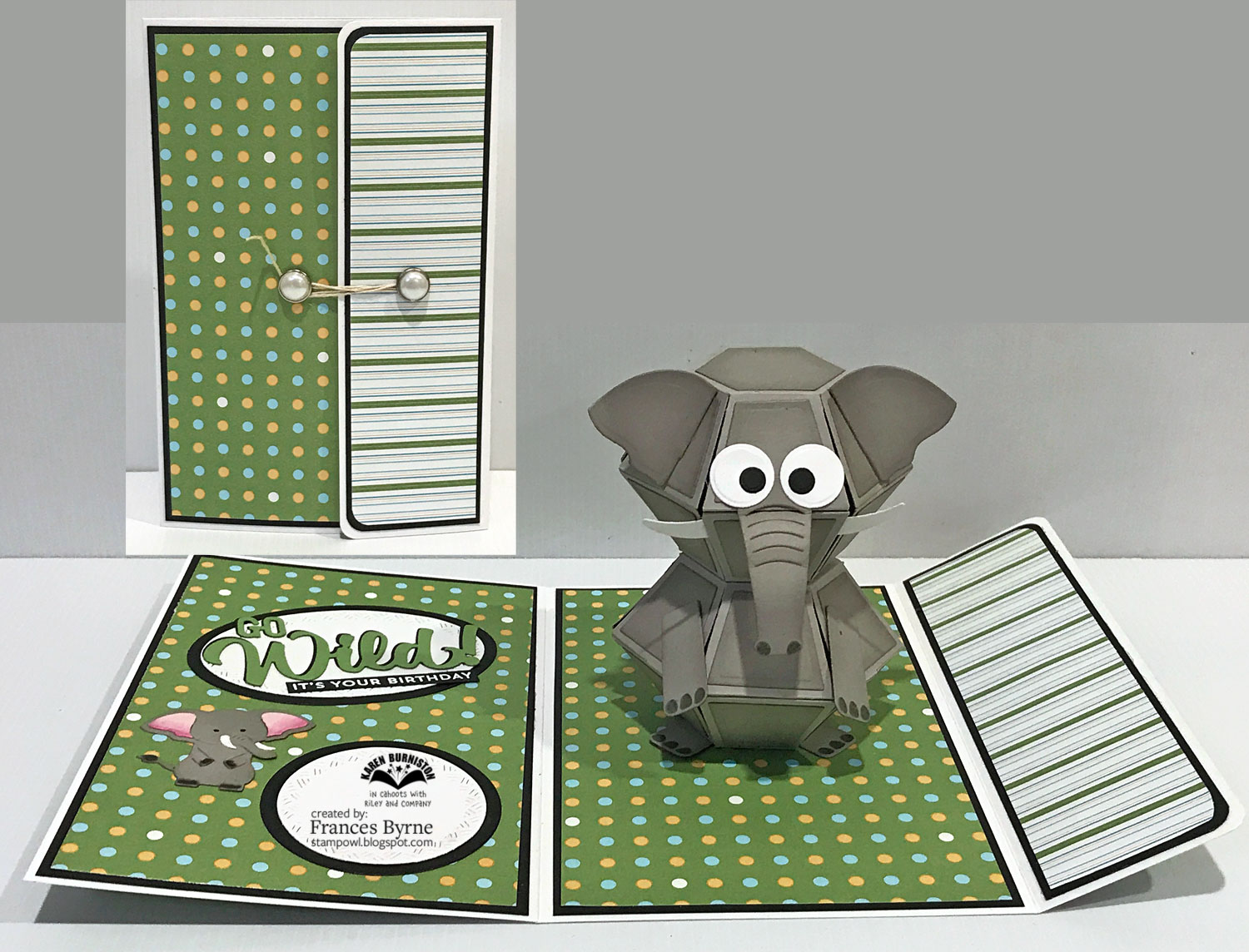 StampOwl's Studio: Go Wild Elephant Pop-up