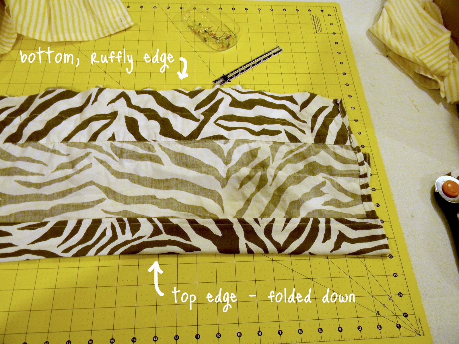 When you sew this casing, begin a few inches away from the edge. You ...