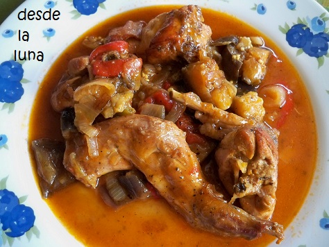 DESDE LA LUNA: CONEJO CON SAMFAINA