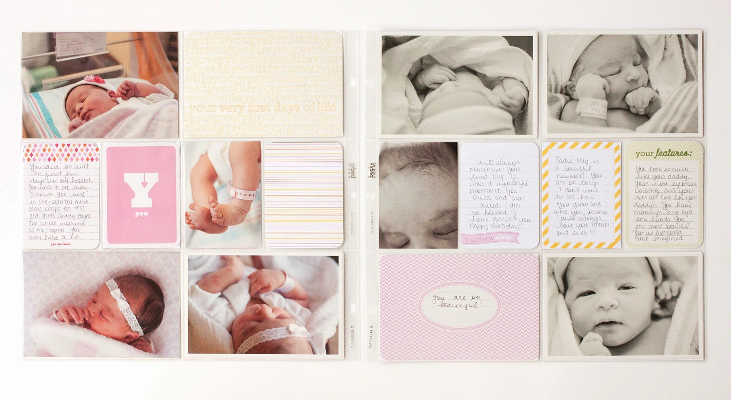 Sweet and Simple: Baby Album Part 1 | Project Life