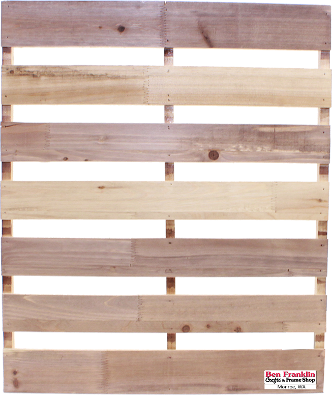 Ben Franklin Crafts and Frame Shop, Monroe, WA: DIY Beach Pallet Board ...