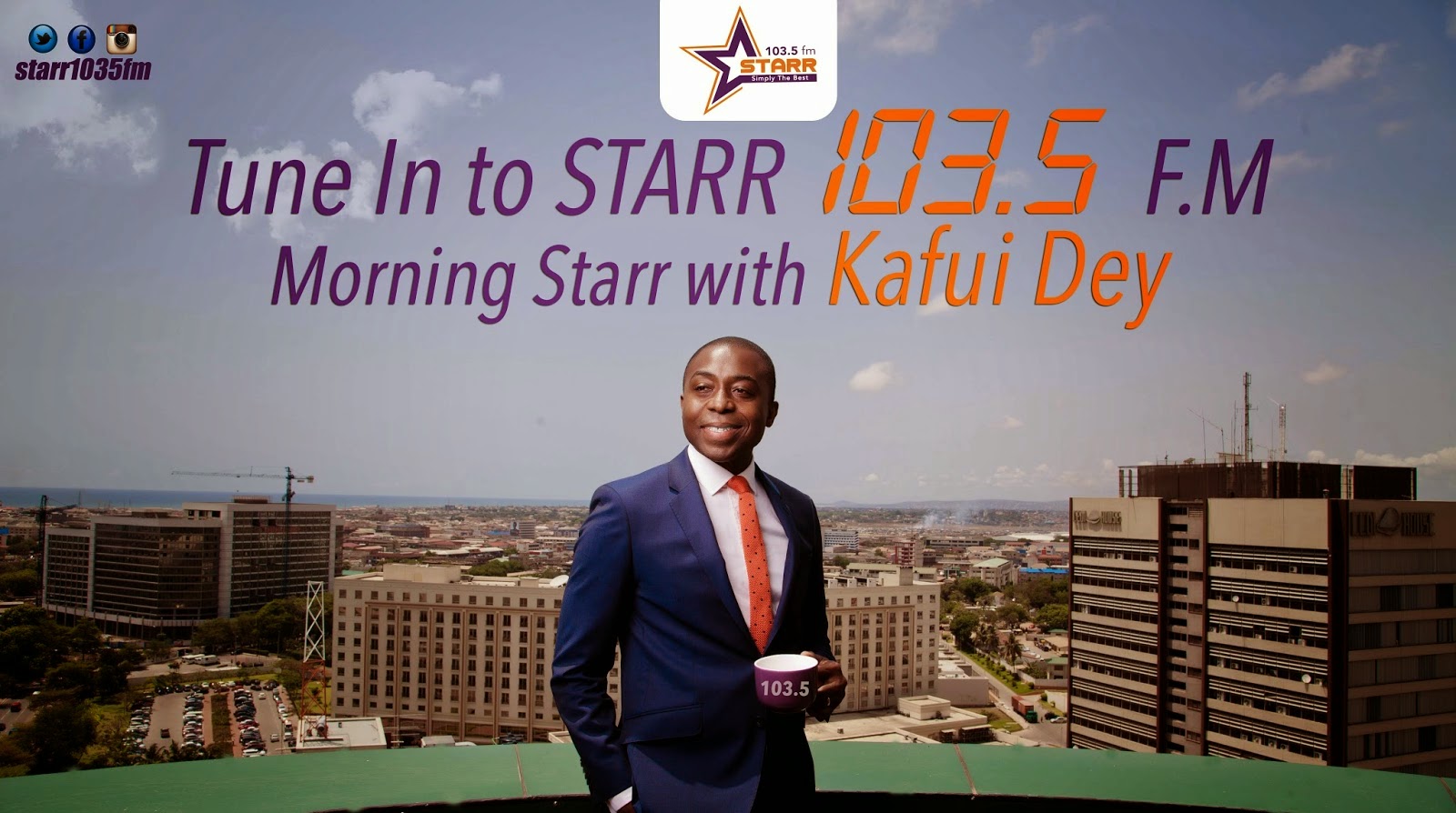#: Starr 103.5 Fm’s Kafui Dey Is Now Unstoppable