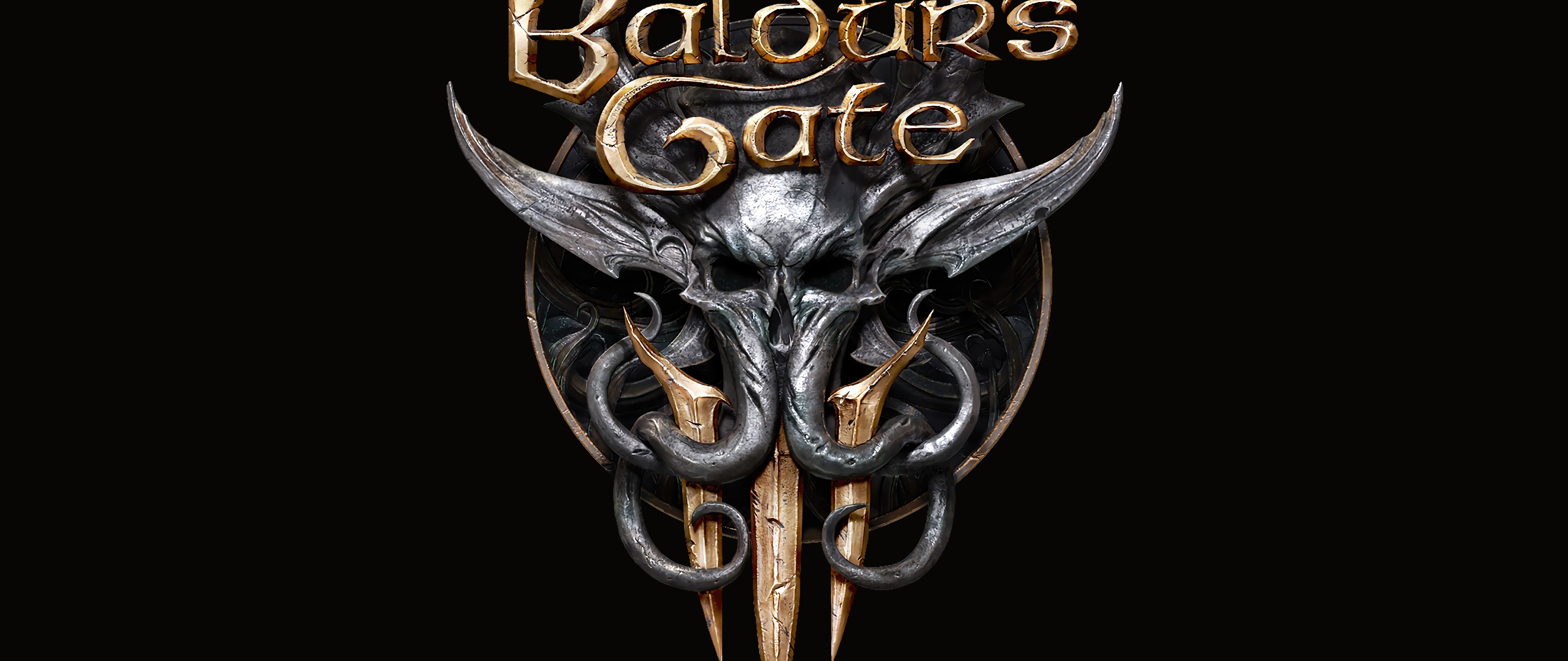 Baldurs Gate 3, Logo, 4K, #3 Wallpaper iPhone Phone