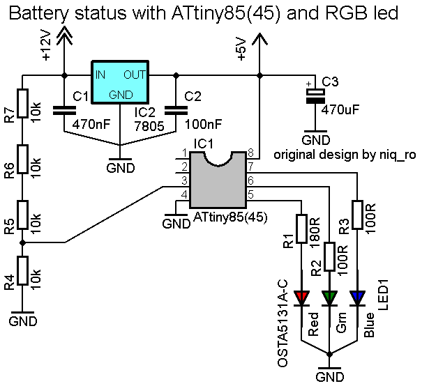 Nicu FLORICA (niq_ro): Indicator stare acumulator auto cu LED ...