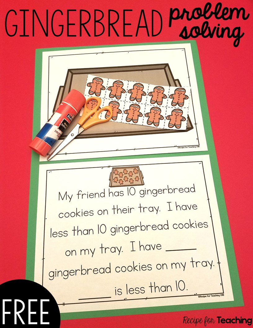 Gingerbread Problem Solving - Recipe for Teaching