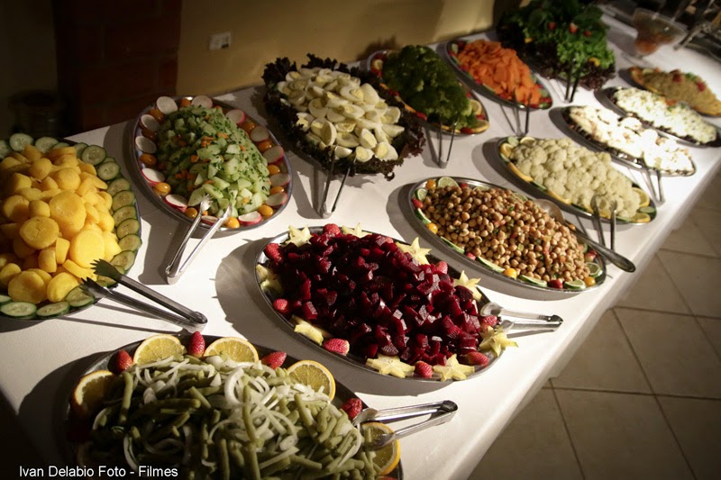 Confira o nosso buffet de saladas ~ Jorge Churrasco - Buffet