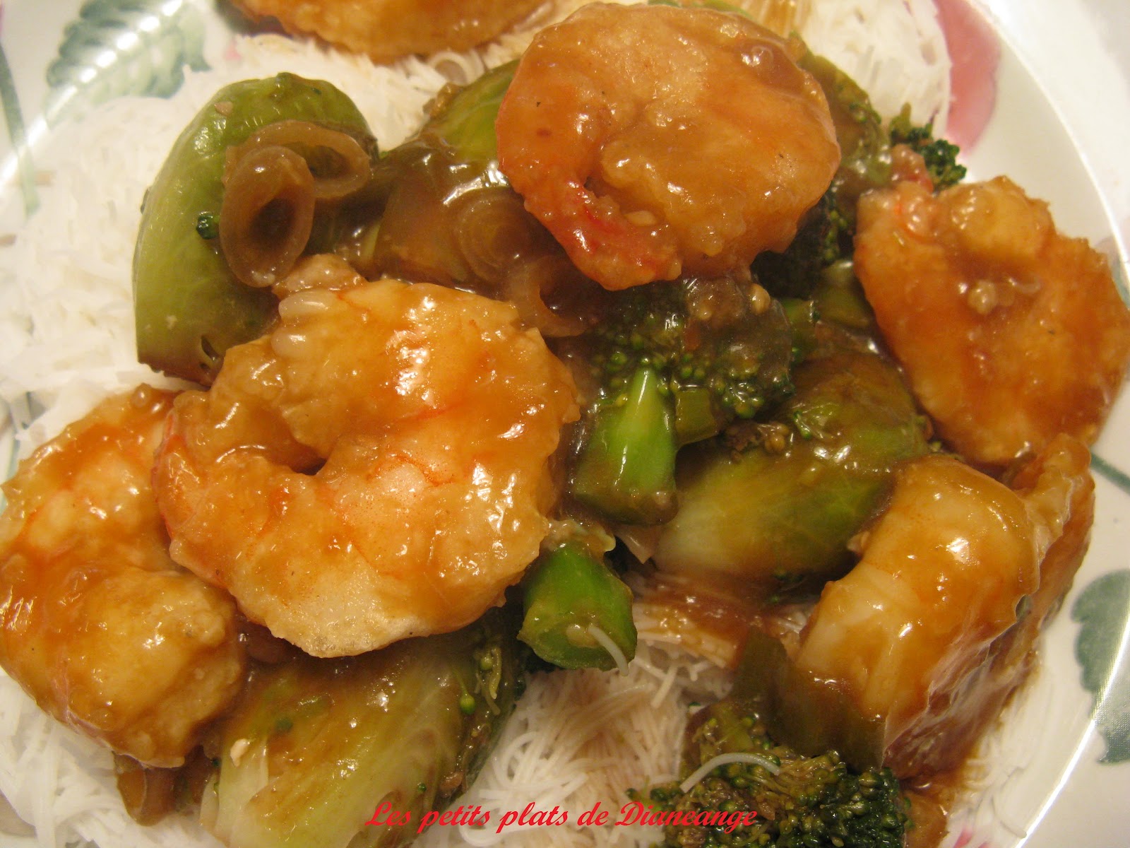 Les petits plats de Diane(ange): Sauté de crevettes , sauce au jus d'orange