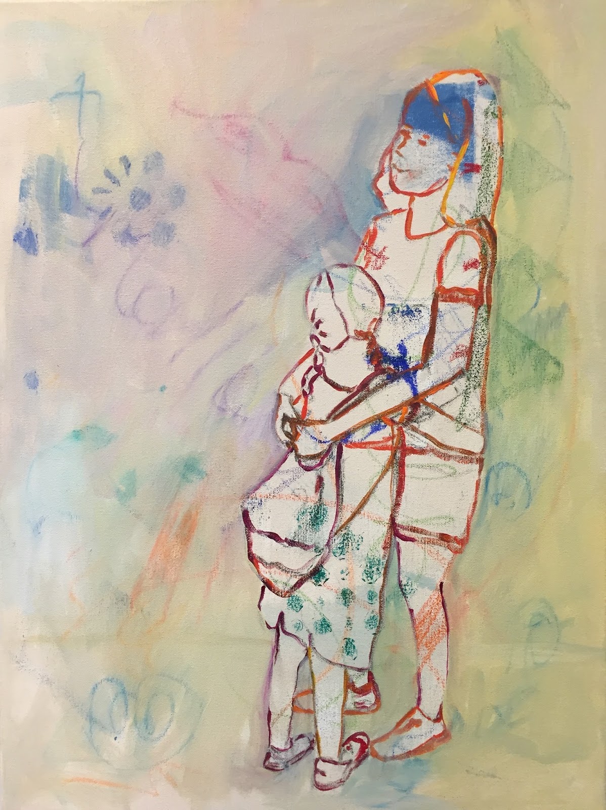 Daily Painters Abstract Gallery: Contemporary Expressionist Figurative ...