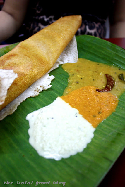 The Halal Food Blog: Sri Kamala Vilas Restaurant - Ghee Masala Paper Thosai