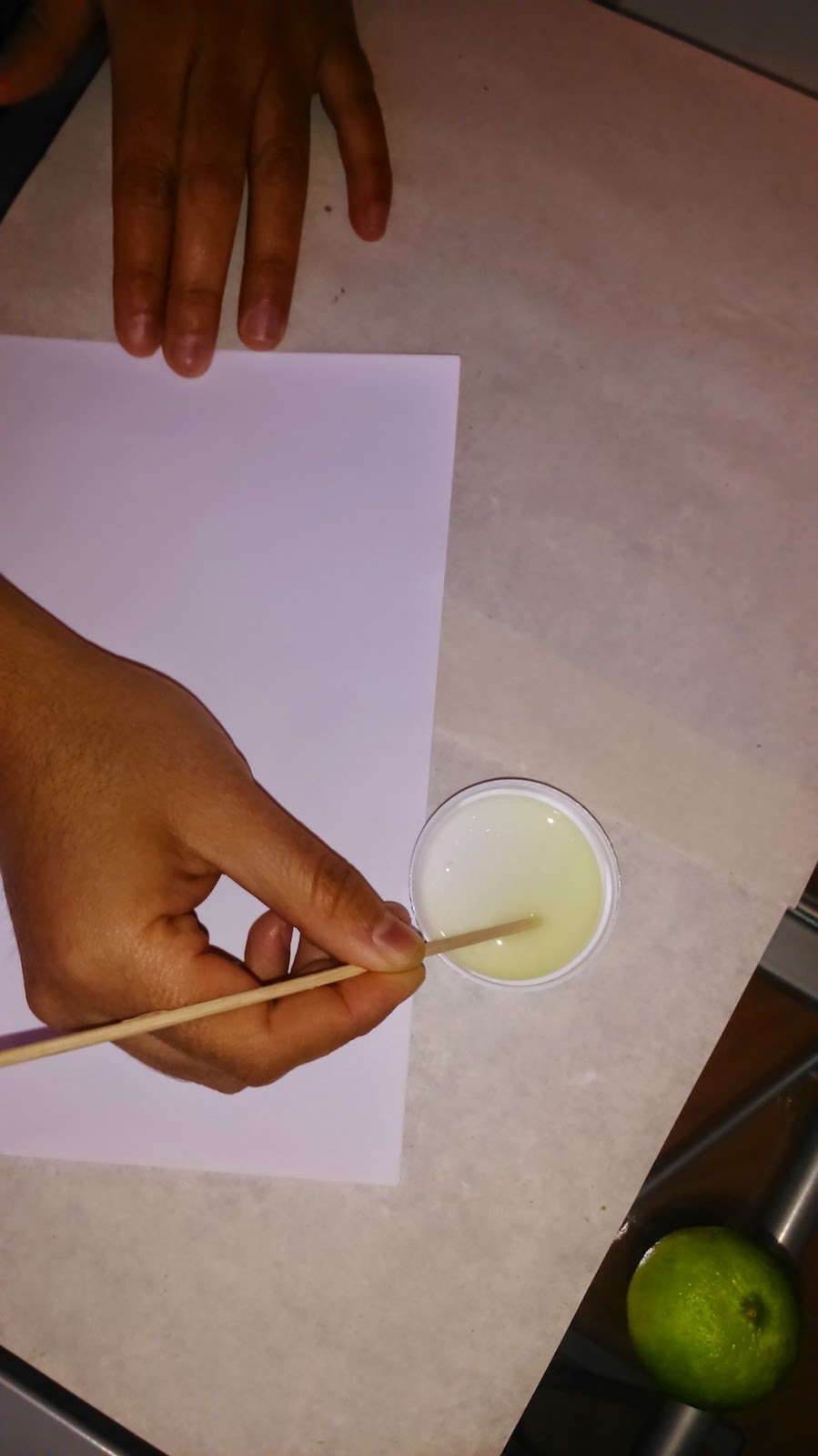 El cuexcomate: Tinta invisible con jugo de limón