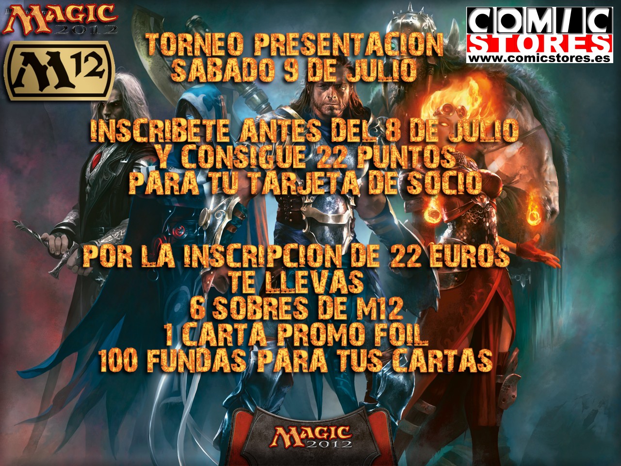Torneo de Presentacion Magic 2012 ~ Confederación Comic Stores