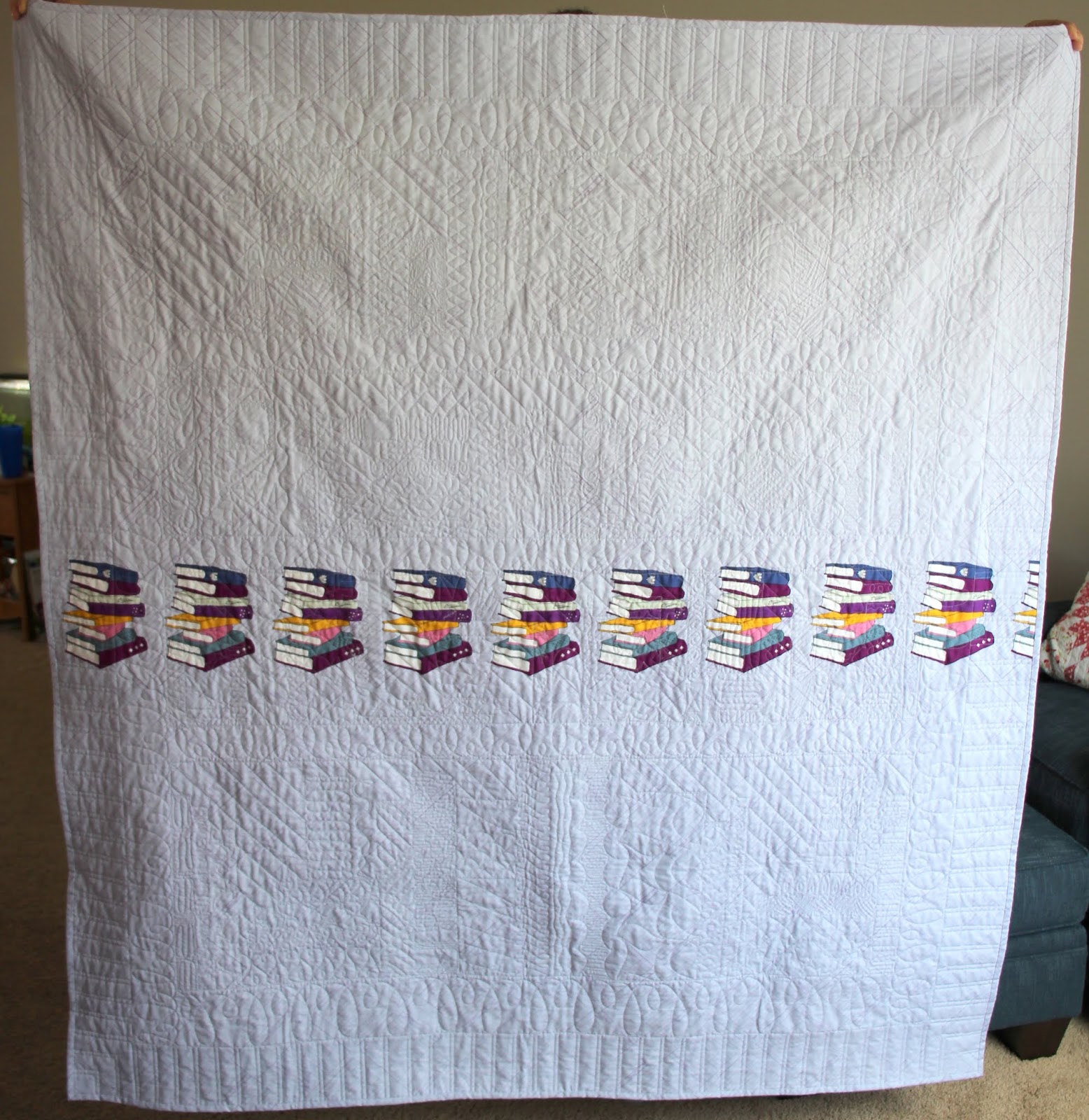 Library Quilt & Birds - Stories from the Sewing Room