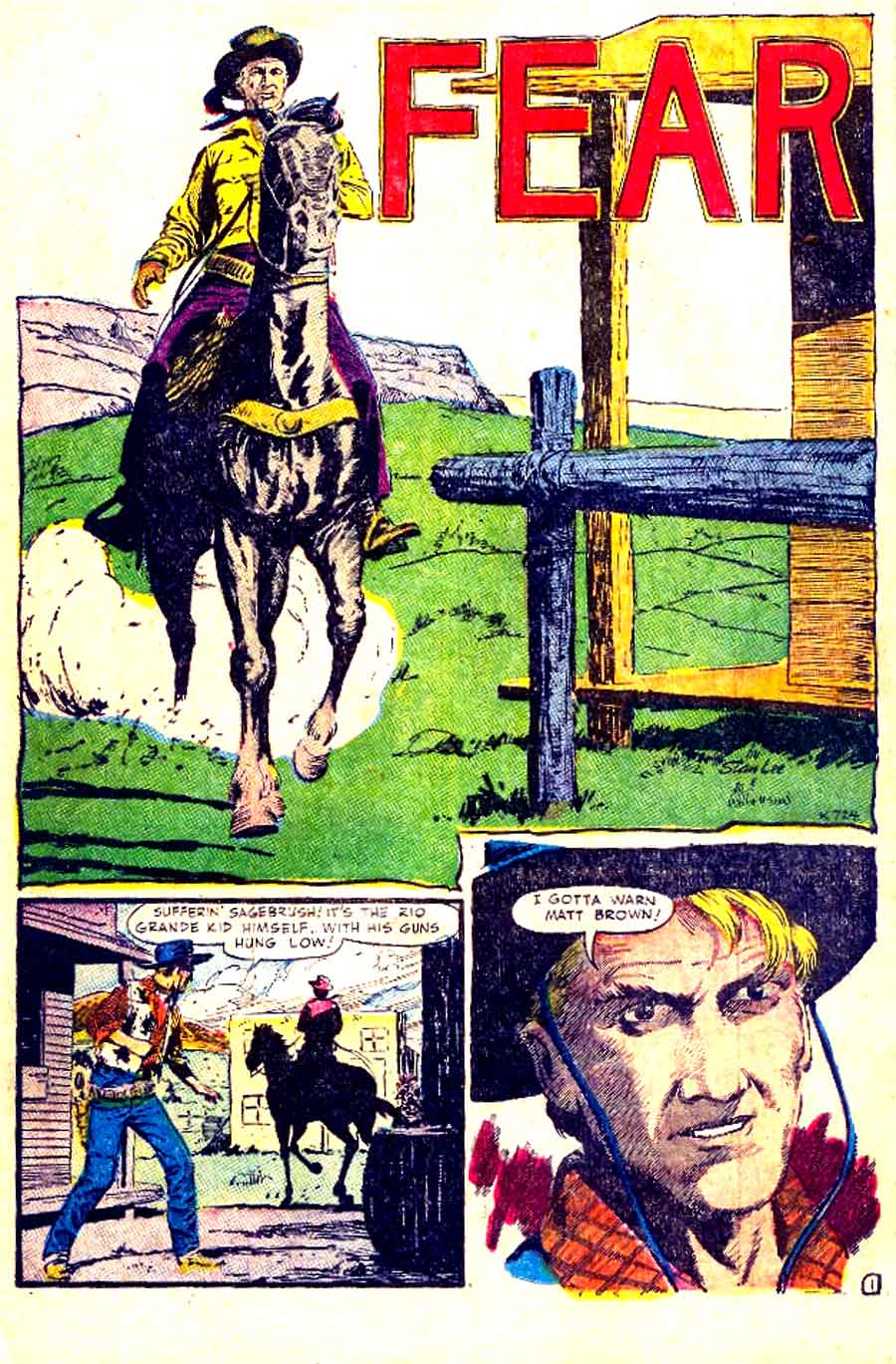 Kid Colt Outlaw #66 - Al Williamson art - Pencil Ink