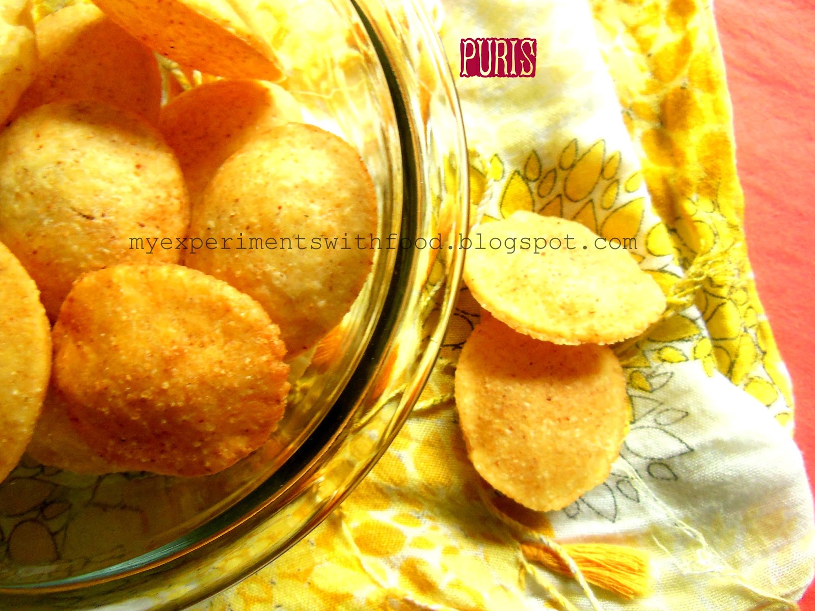 My Experiments With Food: Pani Puri with Homemade Puris