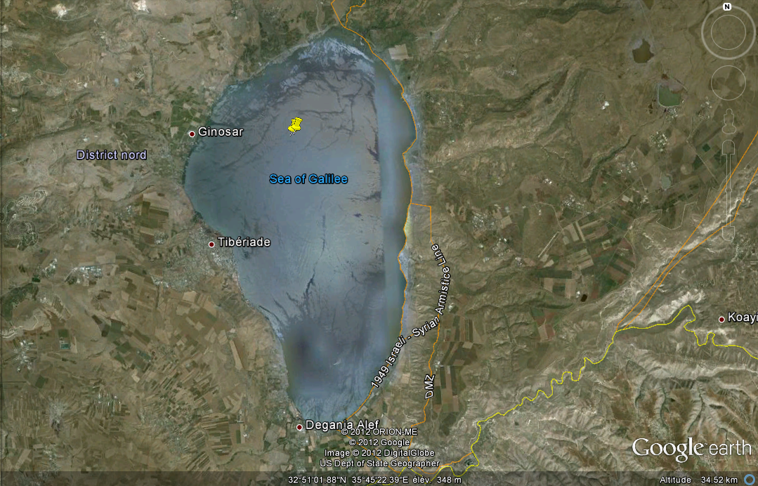 GALILEO SEA OR TABARYA LAKE