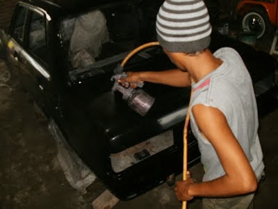 CATA MENGECAT MOBIL DAN PERALATANYA