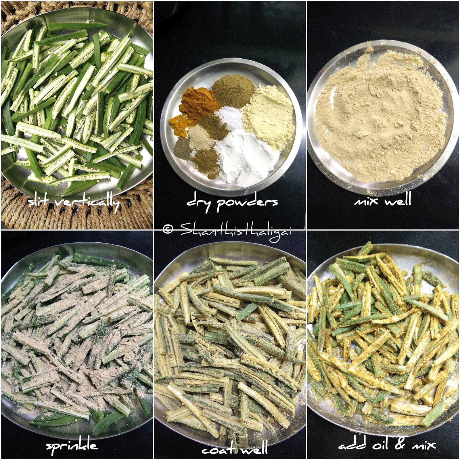 Shanthi Krishnakumar's cook book: KURKURI BHINDI RECIPE / AIR FRIED ...