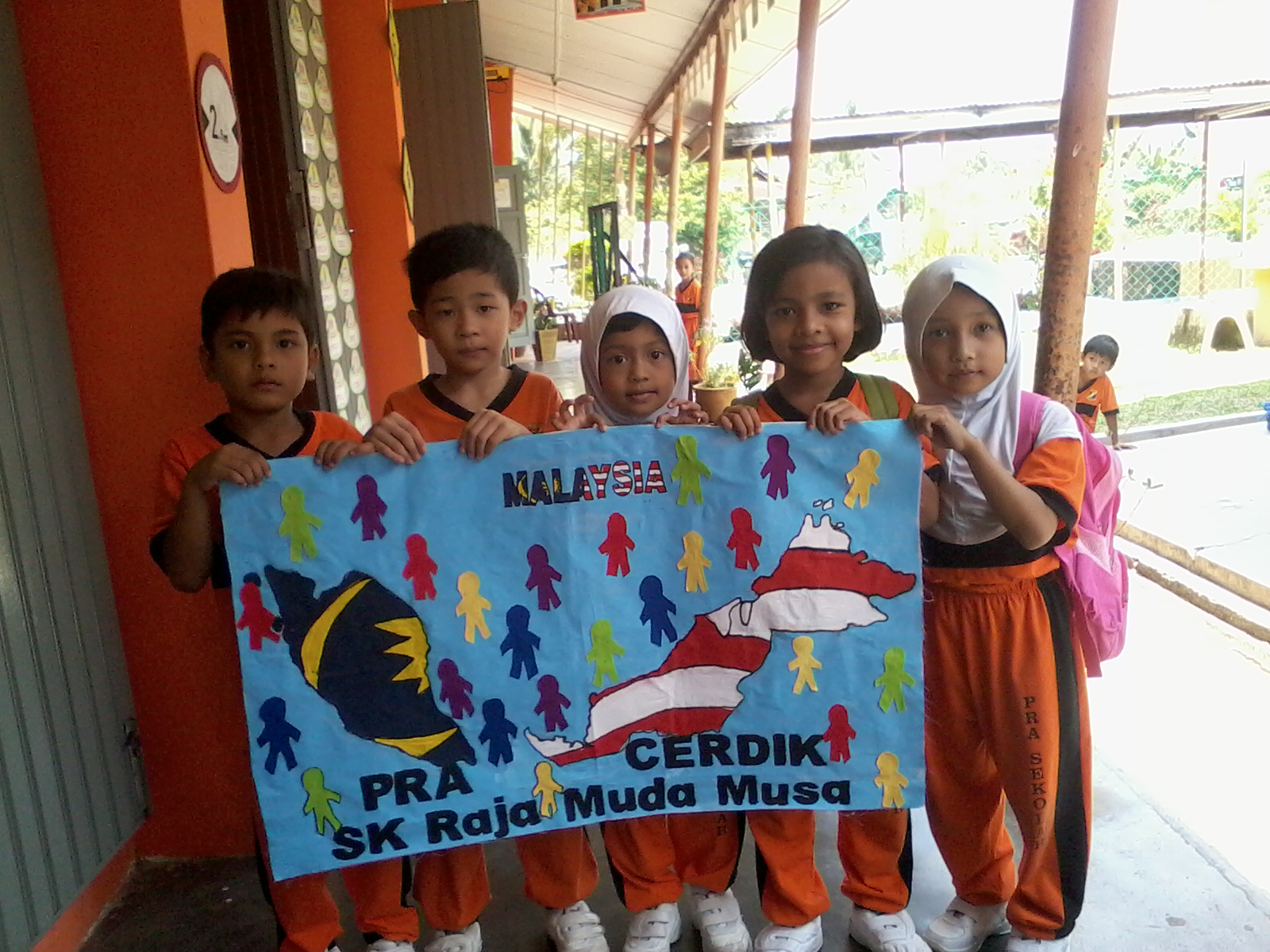 Prasekolah SK Raja Muda Musa: Kain Rentang 1 Malaysia Prasekolah